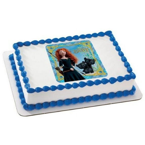 Brave Merida Image Edible Cake Topper Decoration - Walmart.com