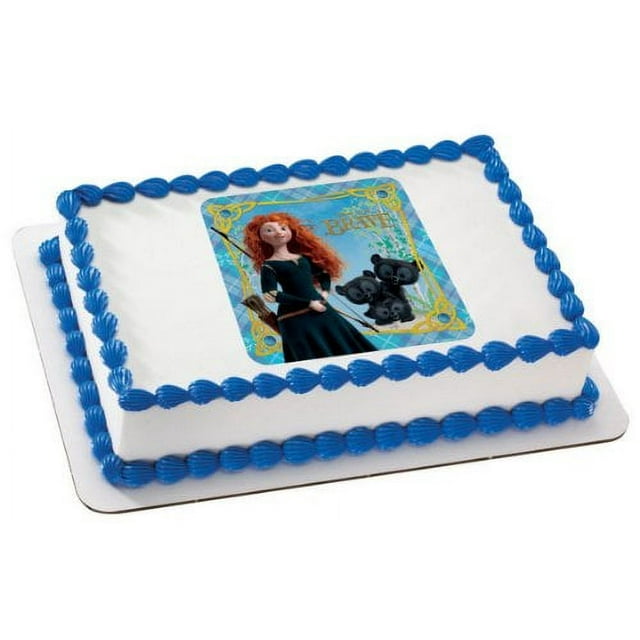 Brave Merida Image Edible Cake Topper Decoration - Walmart.com