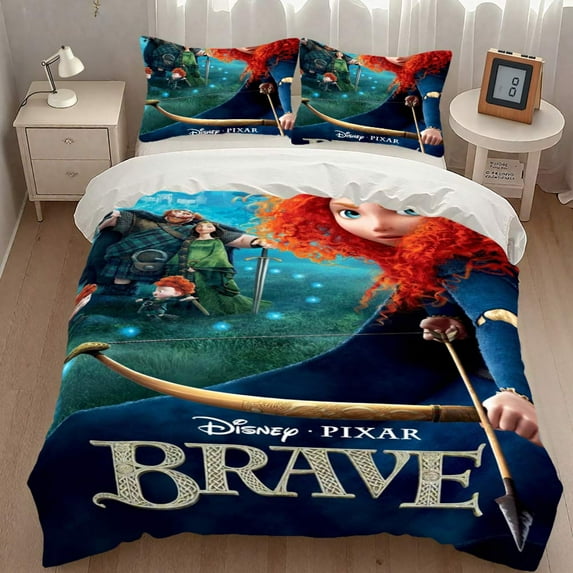 Brave Merida Princess Toddler Bedding Set Gifts Comforter Girls Boys ...