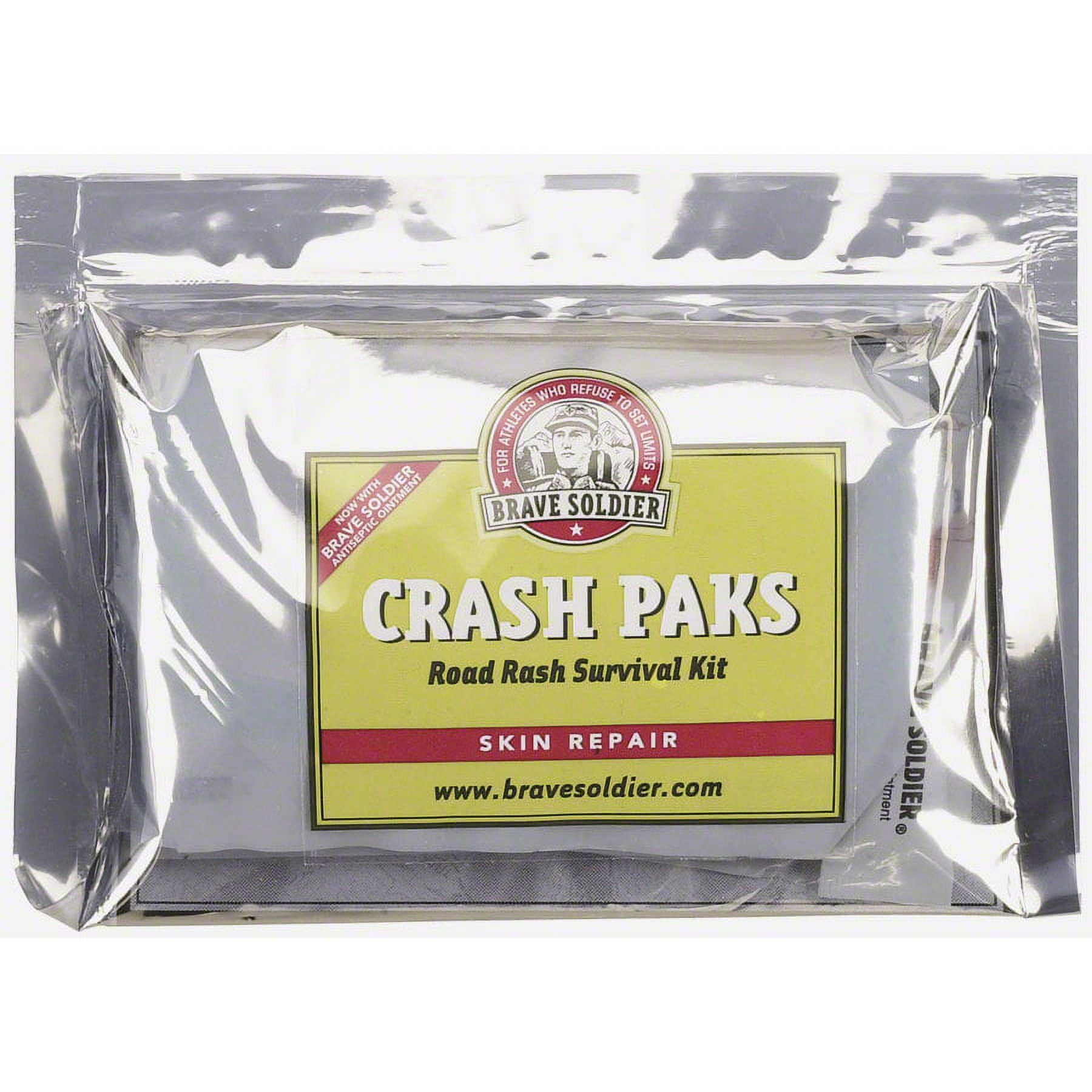 Brave Soldier Crash Paks Road Rash First Aid Survival Kit - Walmart.com