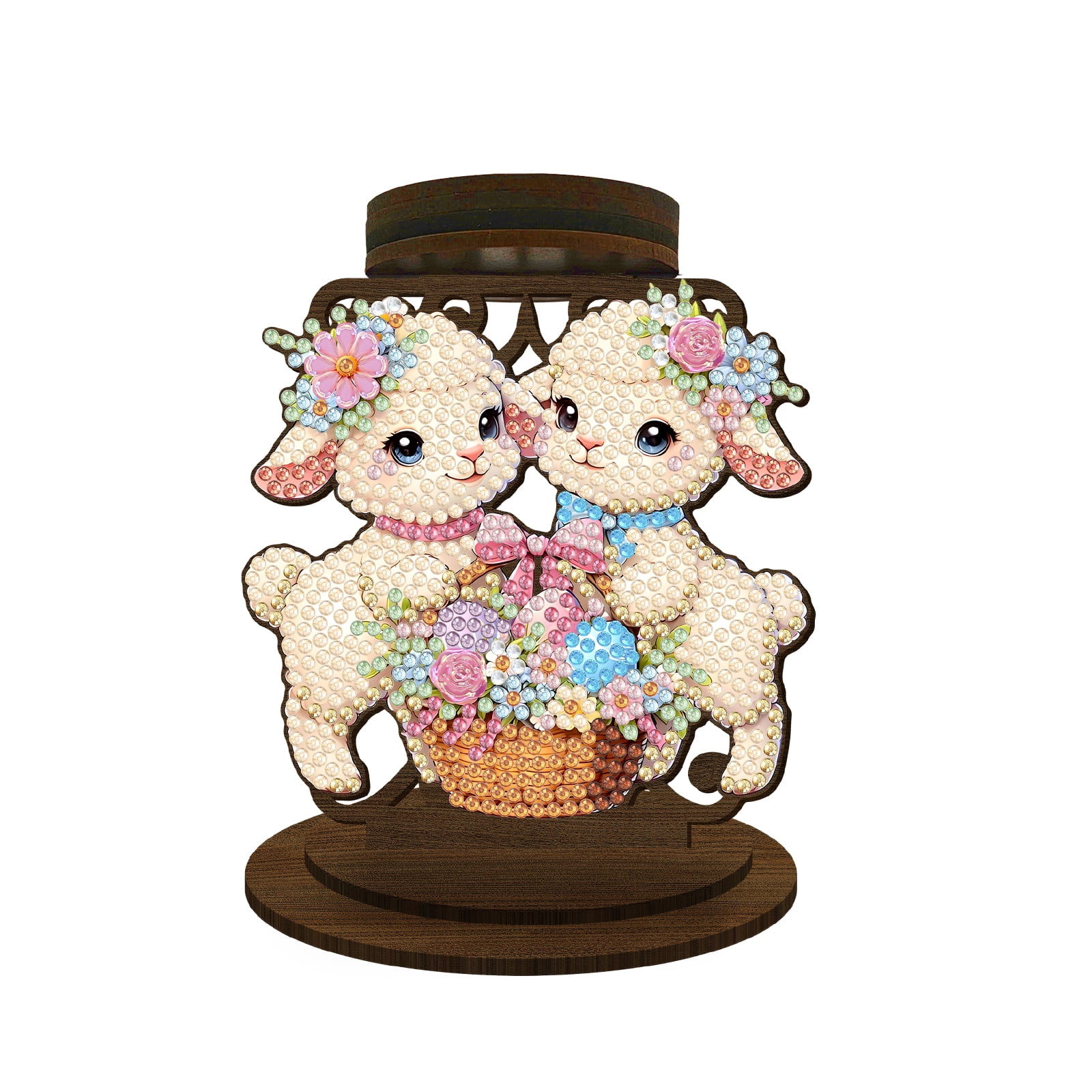 Brave State DIY Point Drill Candlestick Diamond Art Painting Animal ...
