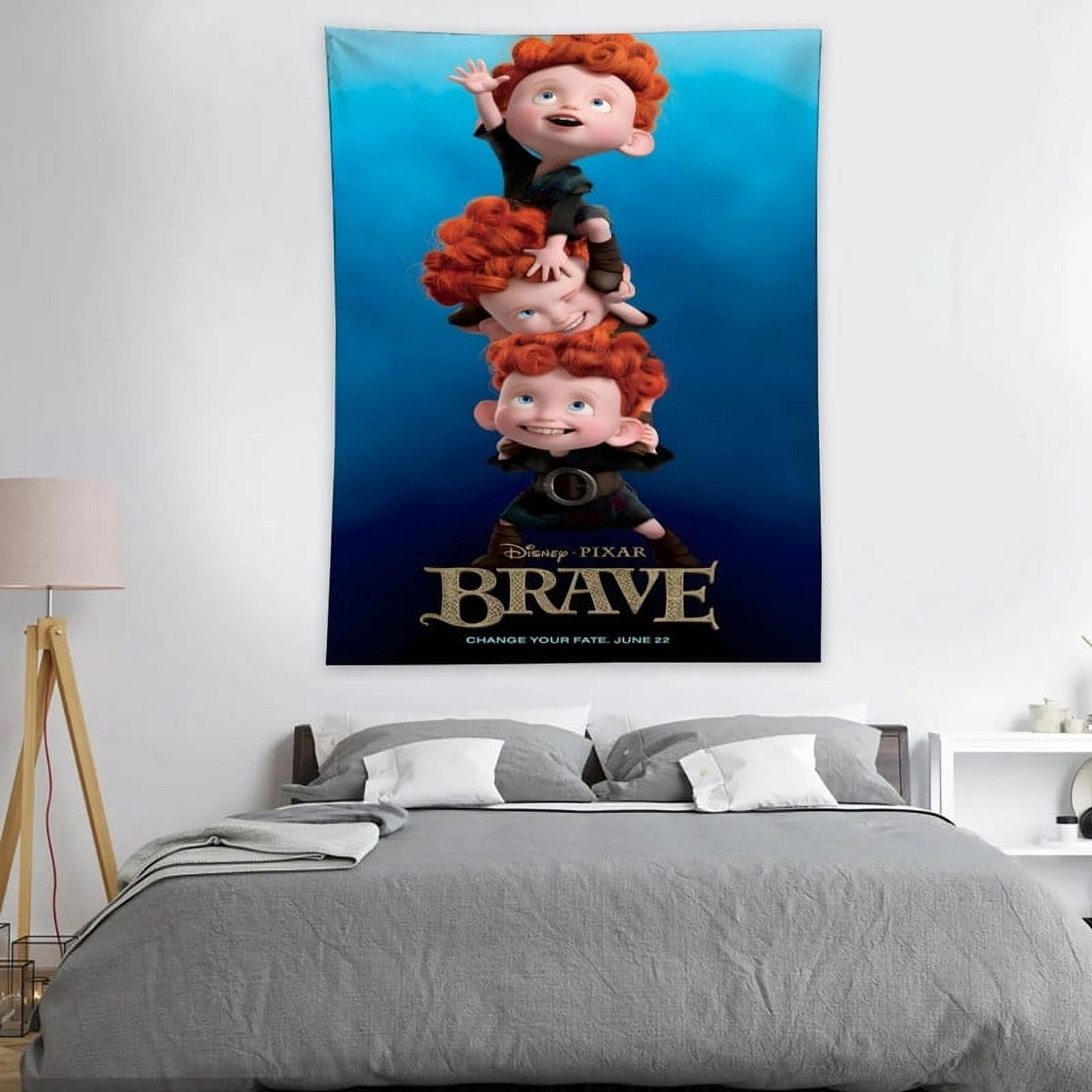 Brave Tapestry 40 x 60 Inches With Vivid Colors Realistic Details Easy ...