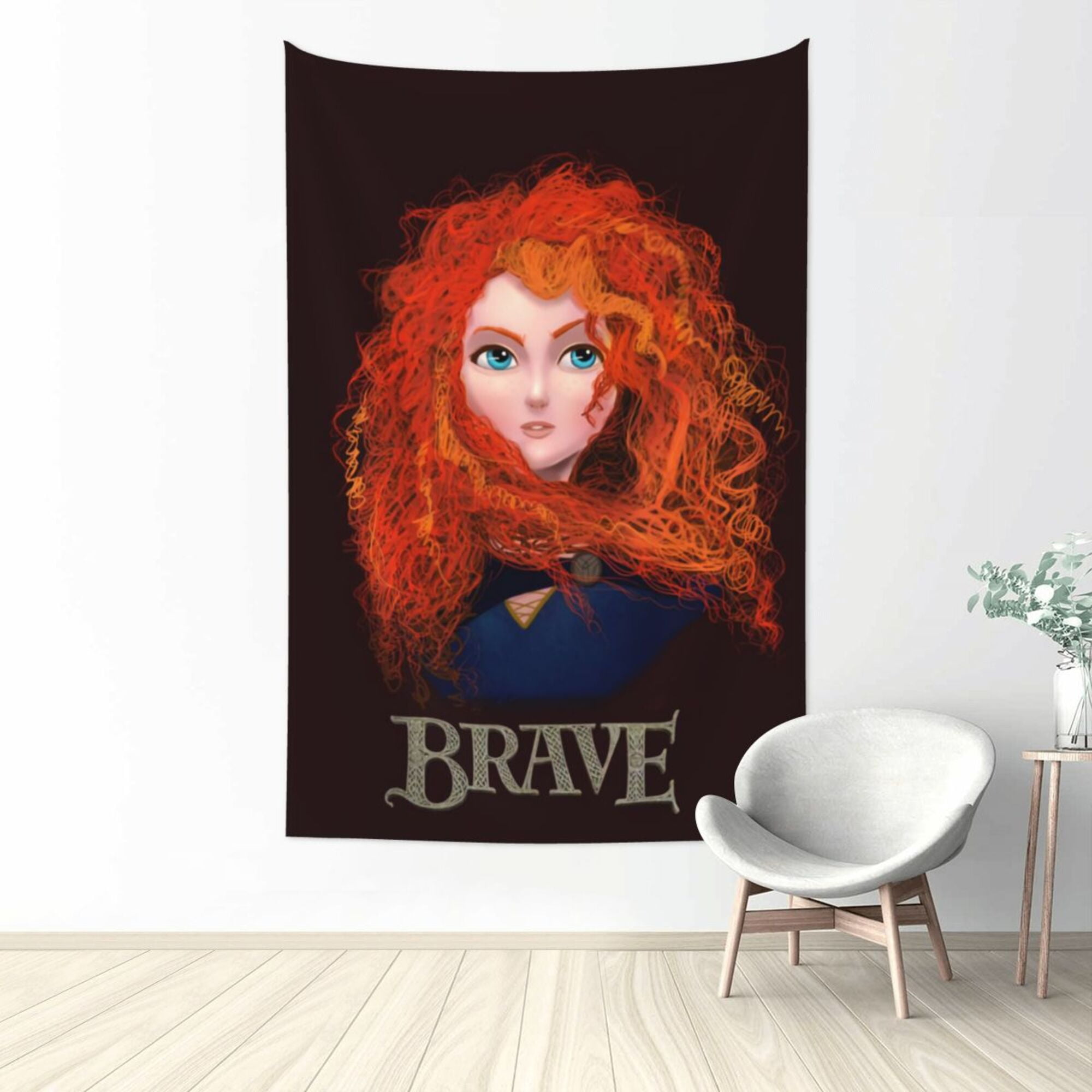 Brave Tapestry for Bedroom, Art Pattern Print Wall Hanging, Aesthetic ...