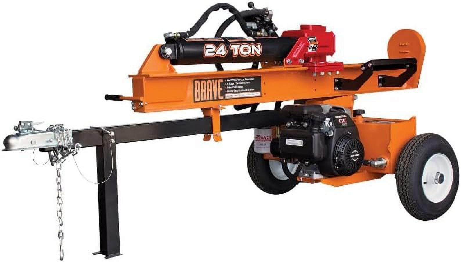 Brave VH1724GC 24 Ton Vertical/Horizontal Log Splitter - Walmart.com