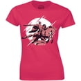 Brave Warrior Riding Horse Spear Etching Cool Tee Idea Women 's T-shirt ...