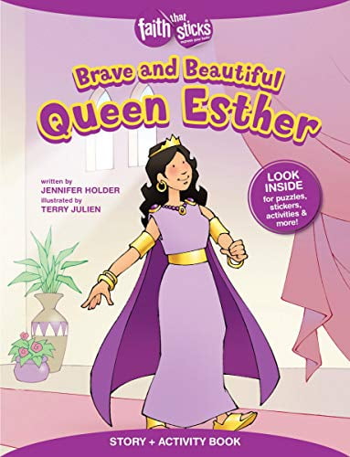 Pre-Owned Brave and Beautiful Queen Esther Story + Activity Book (Faith ...