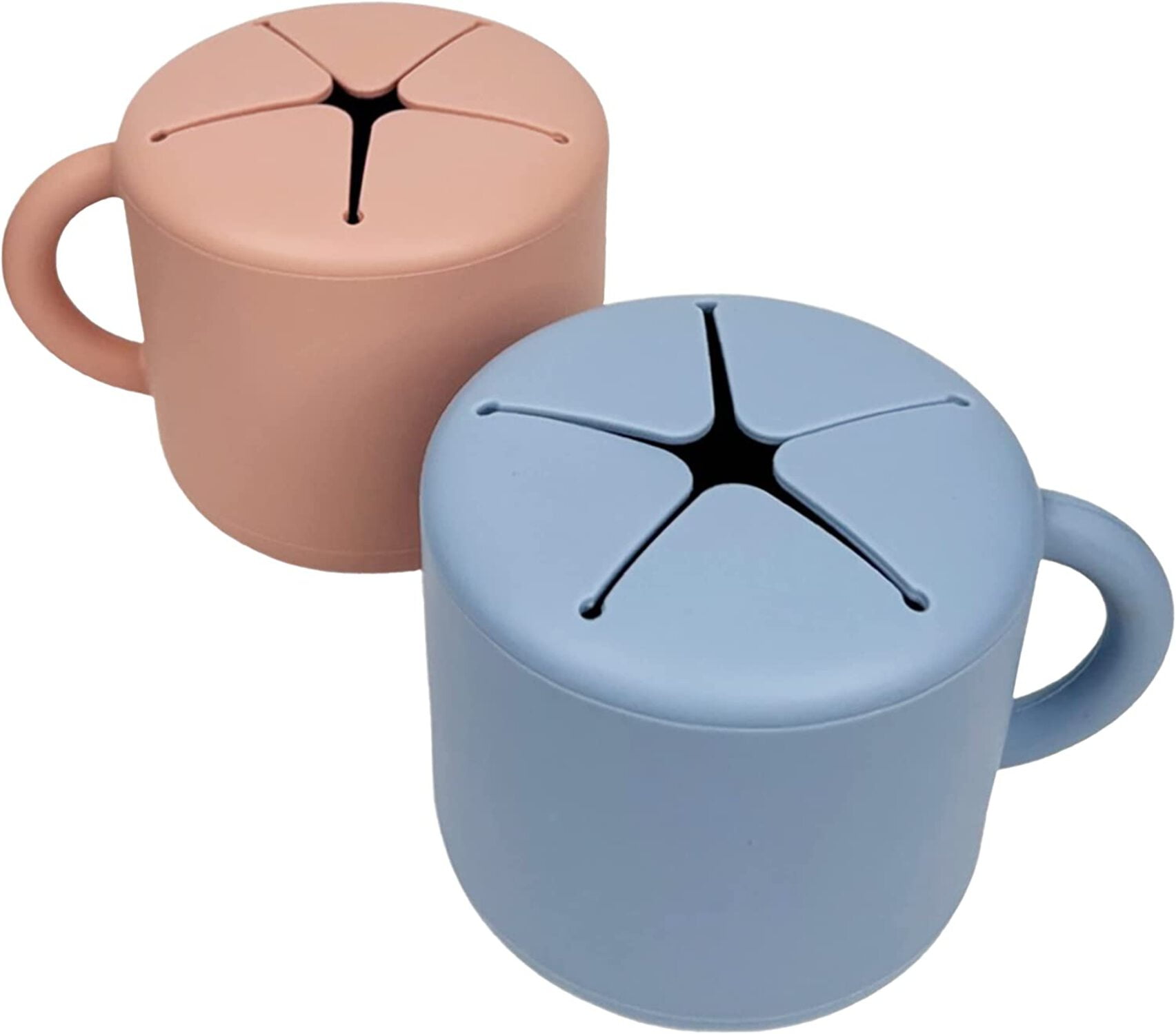 BraveJusticeKidsCo. | SiliSnacker™ Snack Cup 2 Pack | Silicone Snack ...