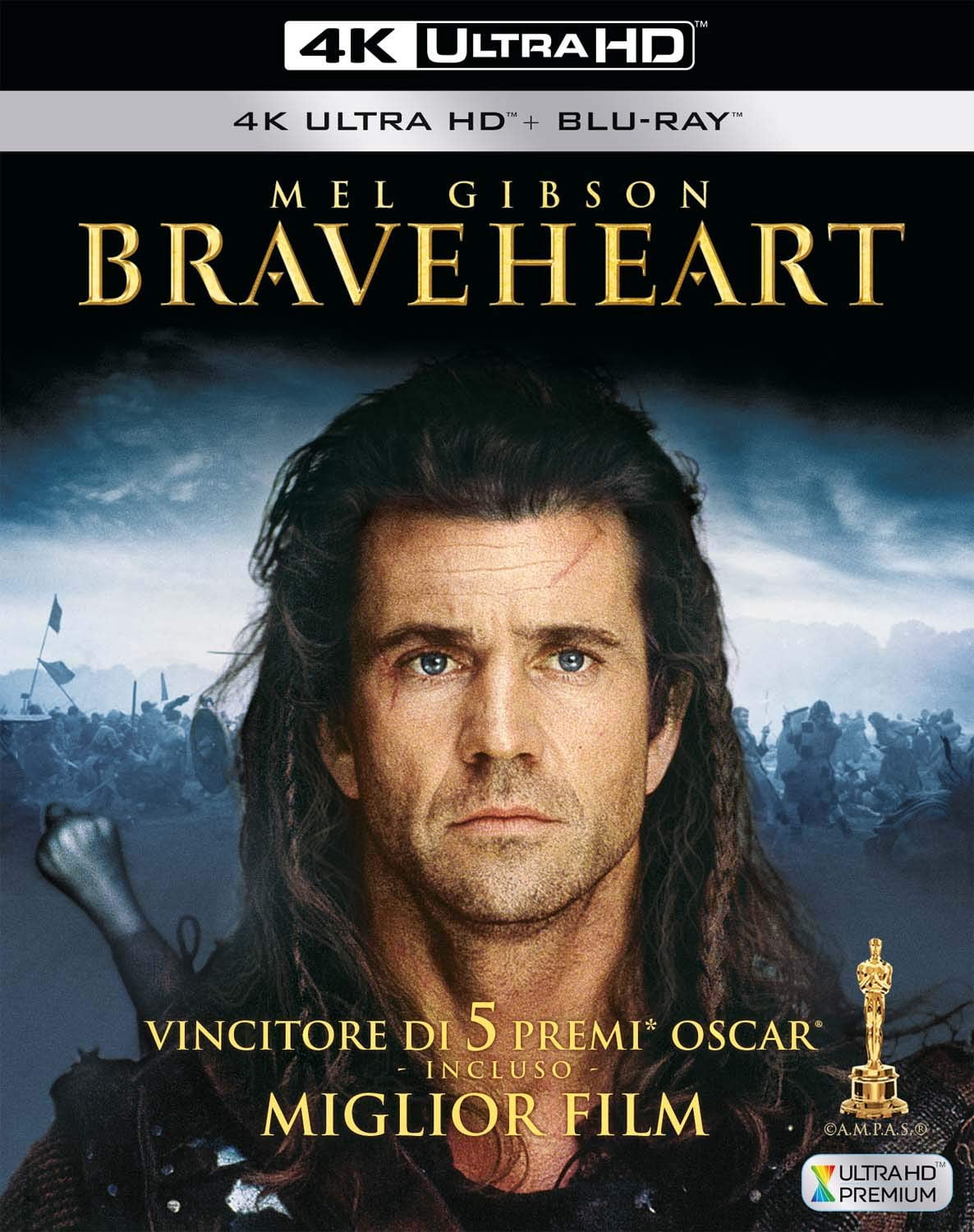 Braveheart (4K Ultra-HD + Blu-Ray) (4K Ultra HD) Mel Gibson Sophie ...