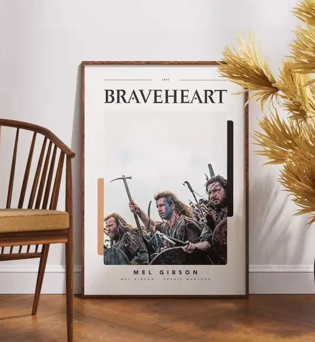Braveheart Poster Home Decor Vintage Art Print Cute Birthday Gift Wall ...