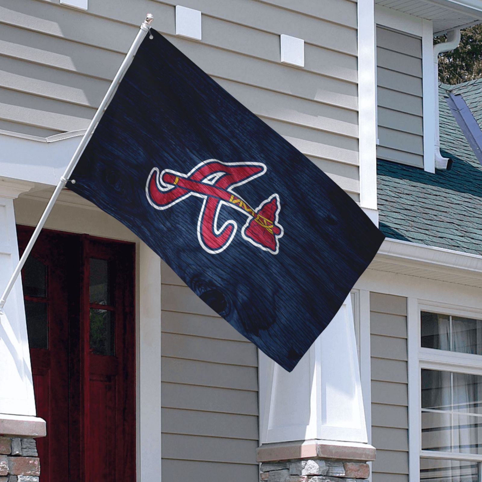 Braves Baseball Team Custom 3x5FT Polyester Flag, Easy to Install, With ...