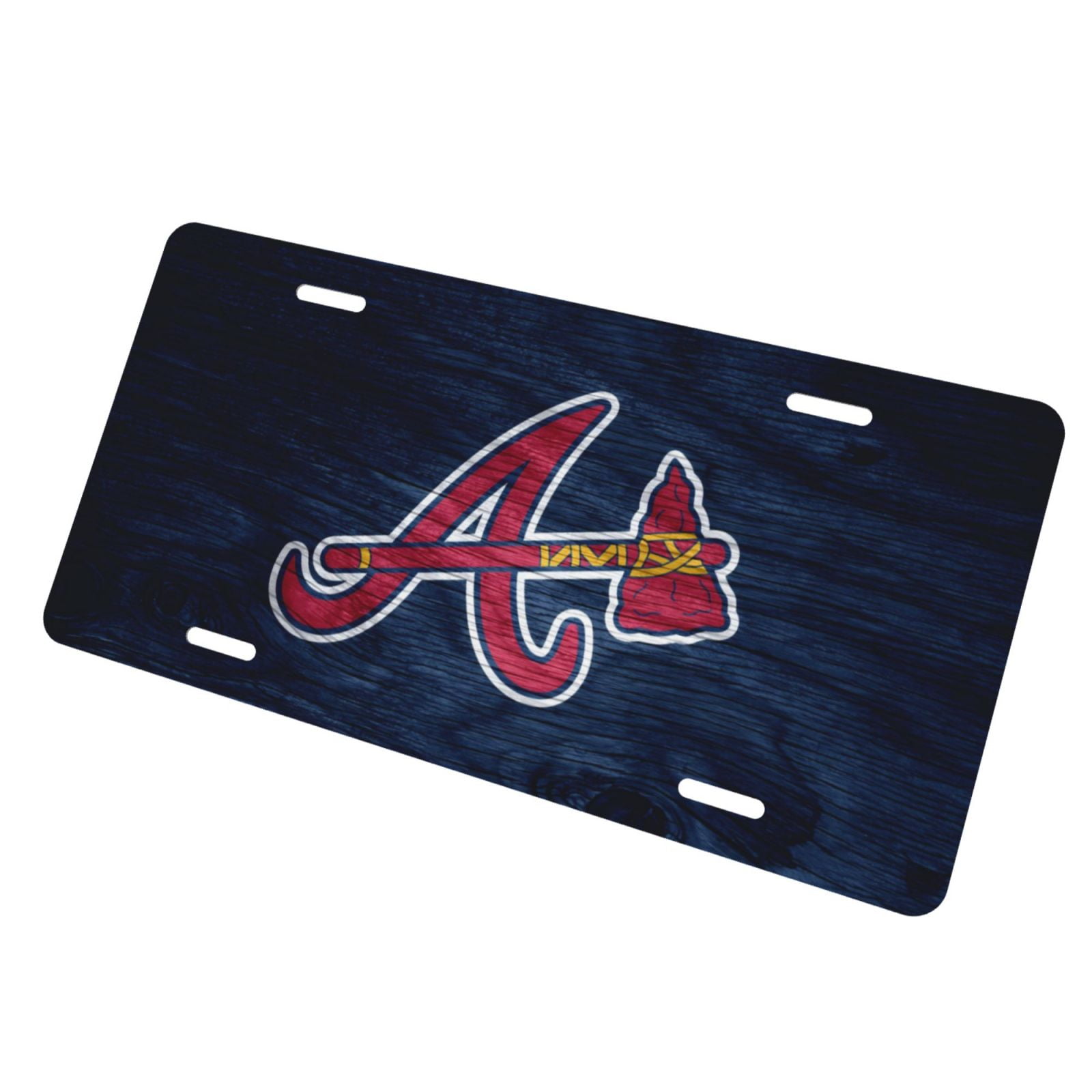 Braves Baseball Team Custom Car Aluminum Front License Plate 6x12 Inch ...