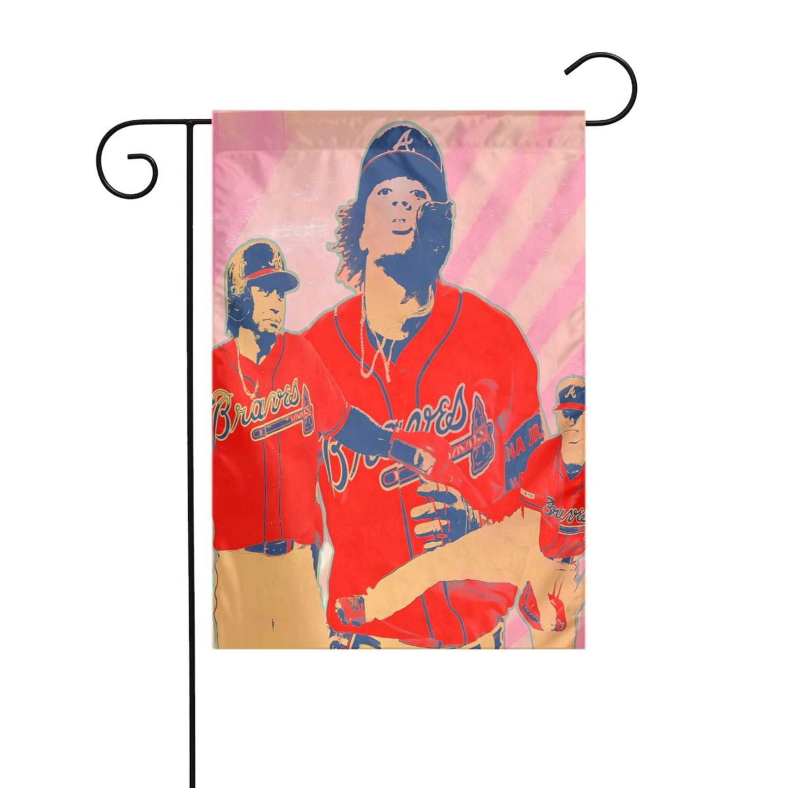 Braves Baseball Team Custom Garden Flag Vertical 12x18 Inch Welcome ...
