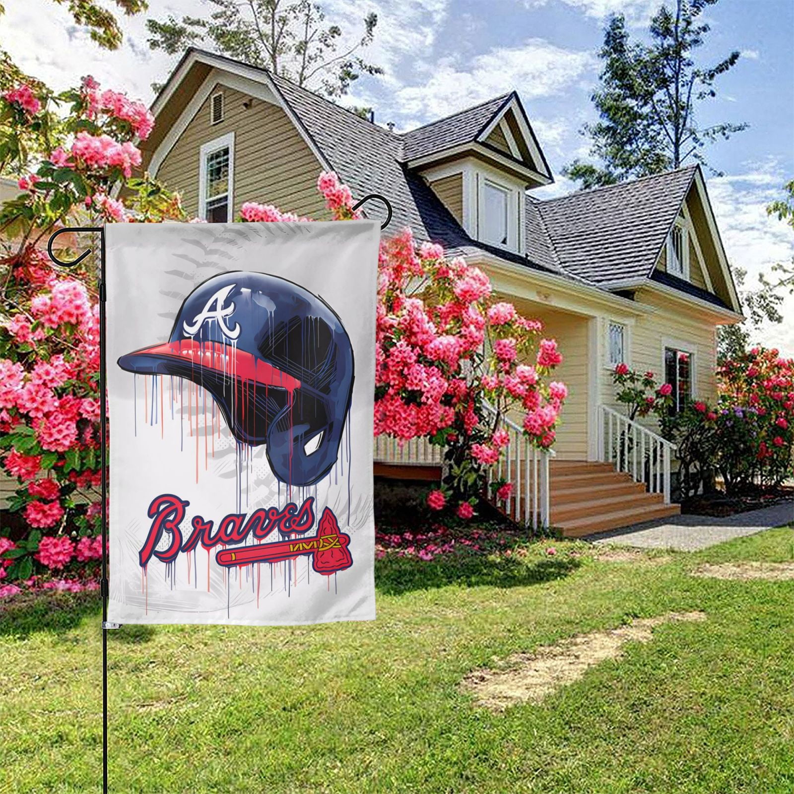 Braves Baseball Team Custom Garden Flags Personalized Yard Flags with ...