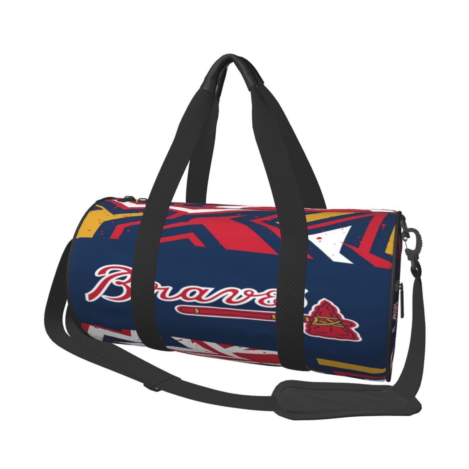 Braves Baseball Team Custom Large Travel Duffel Bag Round Large ...