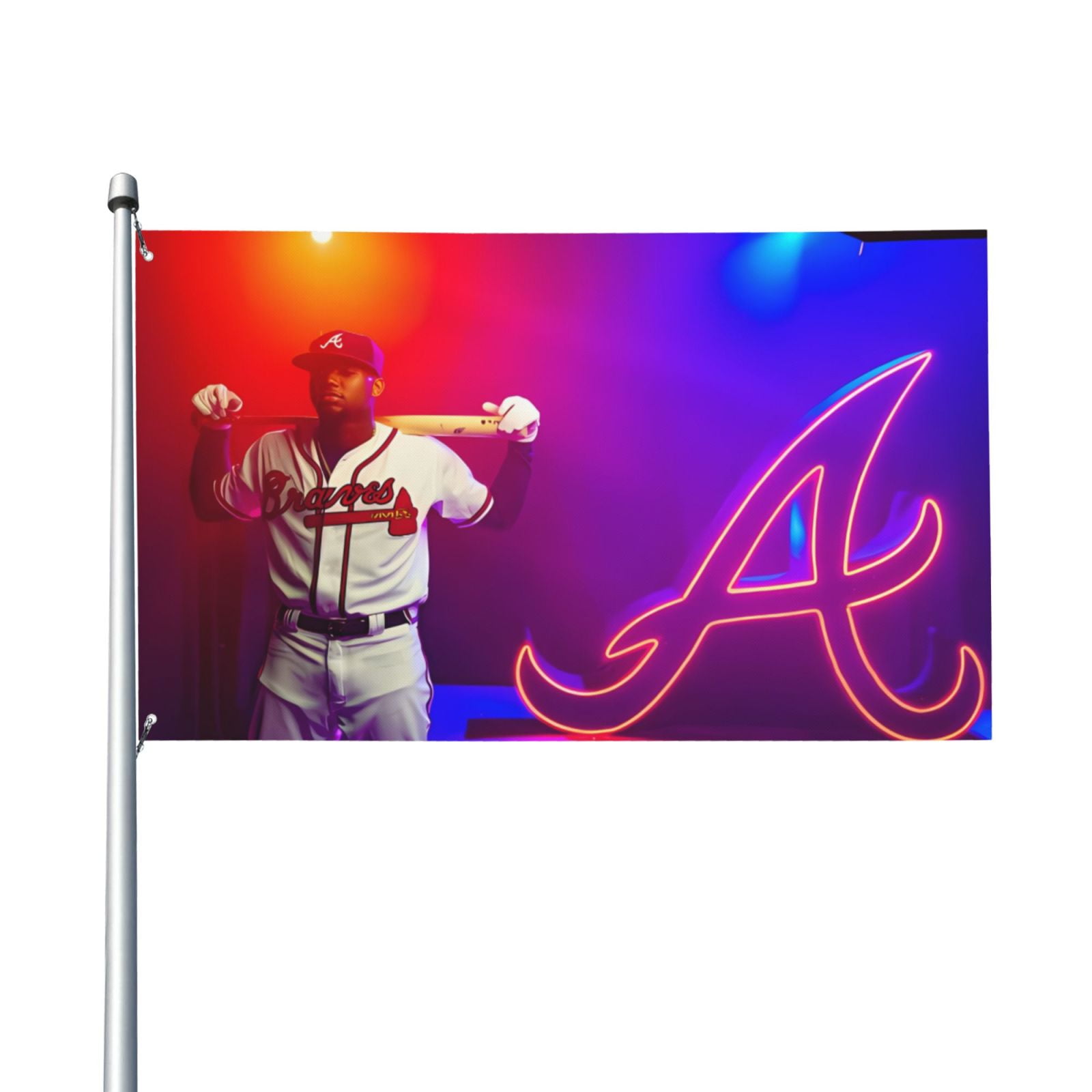 Braves Baseball Team Custom Outdoor 3x5FT Decorative Flags, Easy to ...