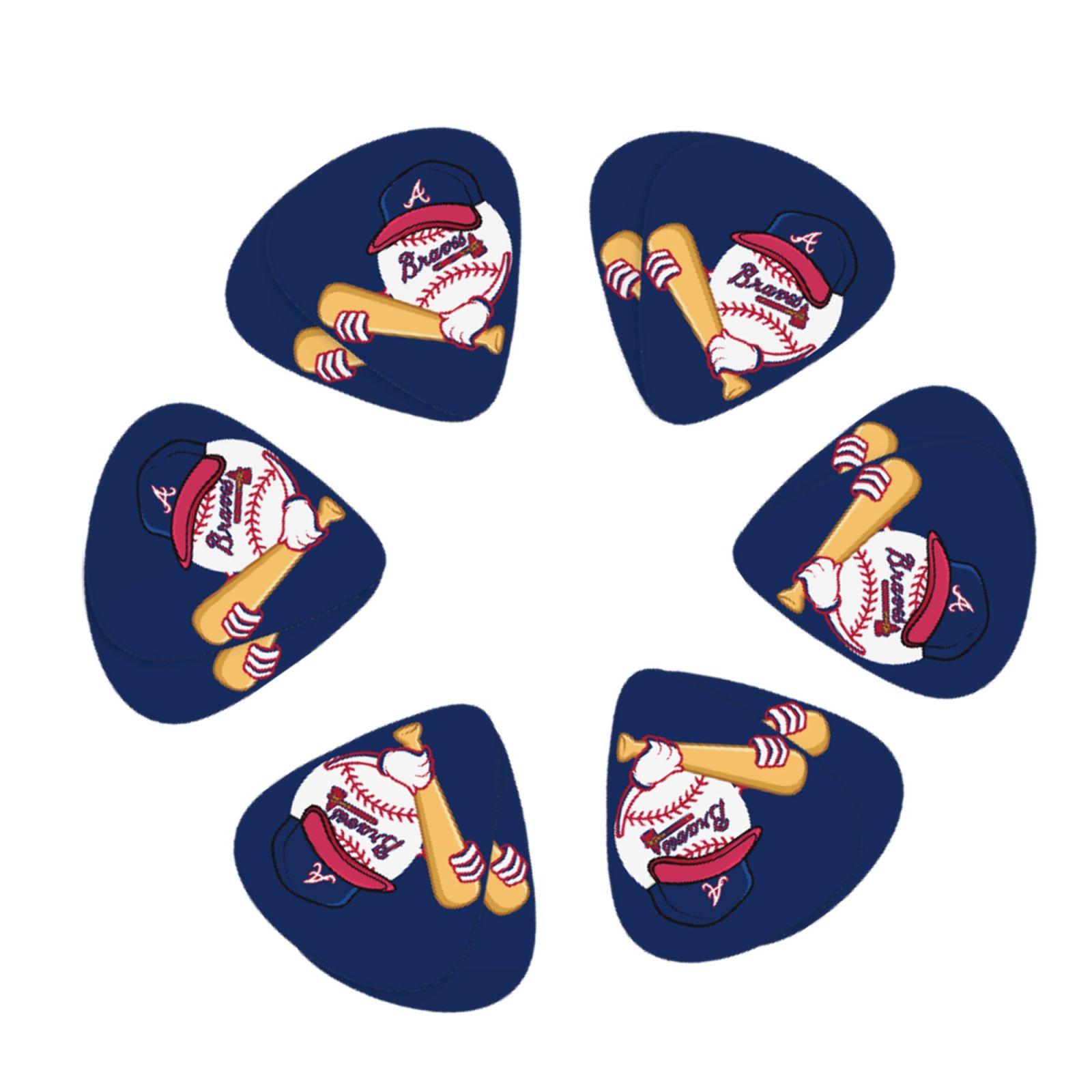 Braves Baseball Team Custom Pick Set Ultimate Guitar Pick Value Pack ...