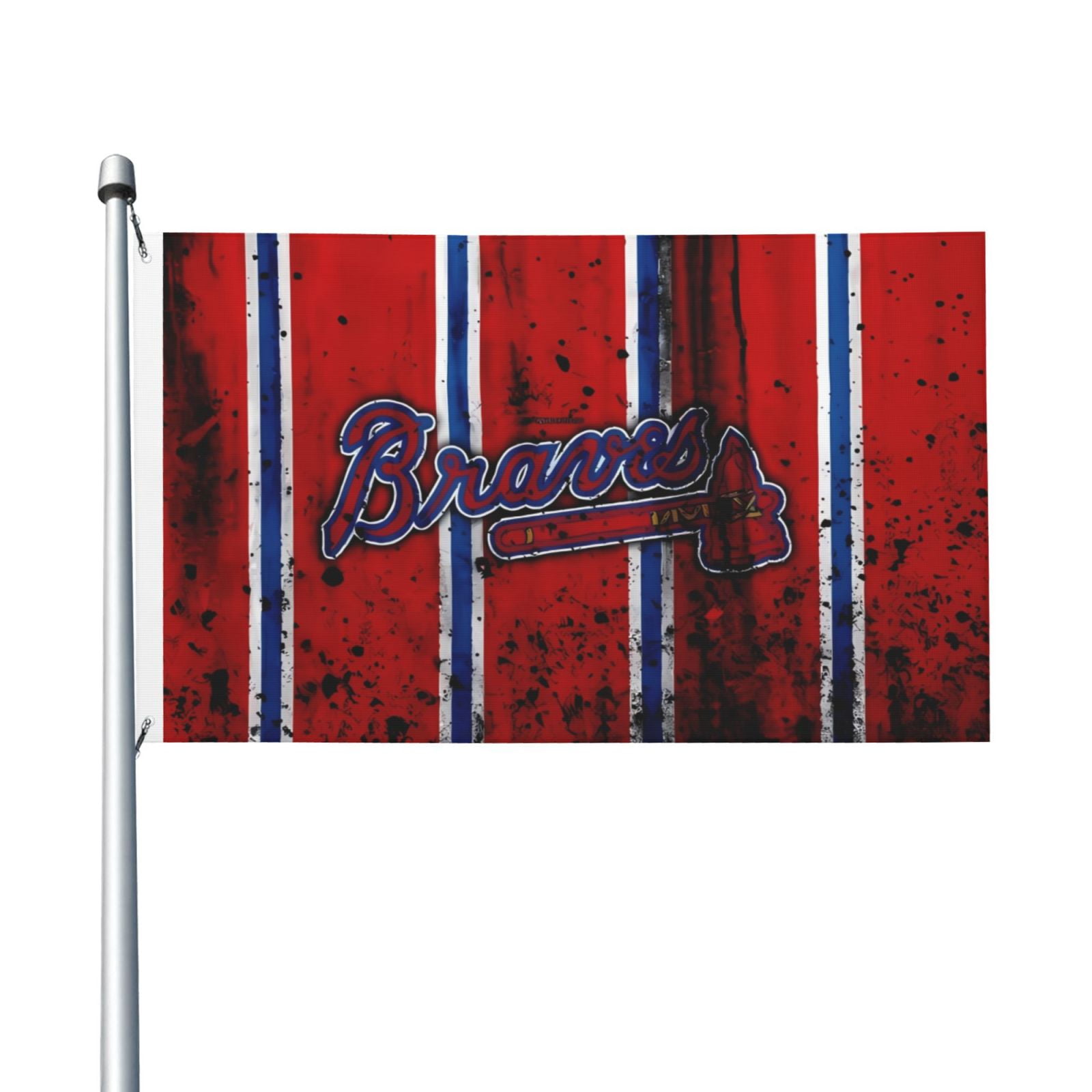 Braves Baseball Team Double Sided Garden Flag 3x5ft Indoor and Outdoor ...