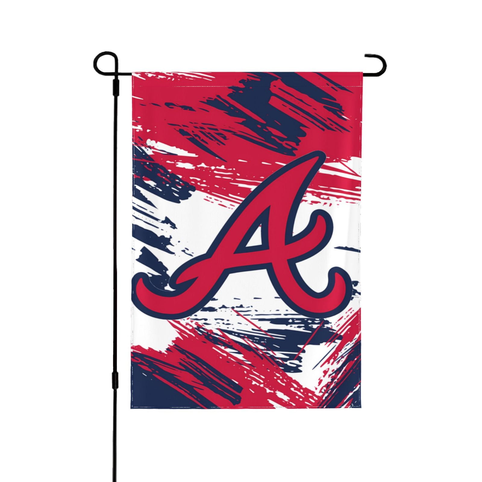 Braves Baseball Team Front Garden Flag, Fans Spectator Flag Hanging ...