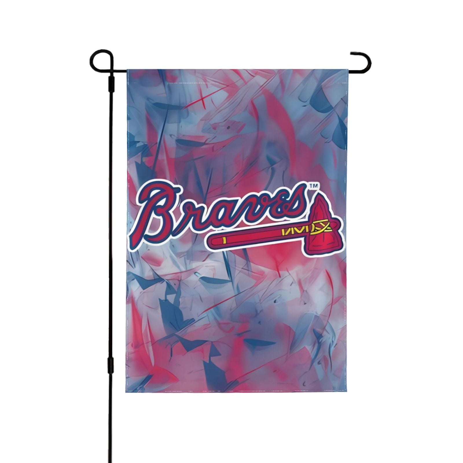 Braves Baseball Team Front Garden Flag, Fans Spectator Flag Hanging ...