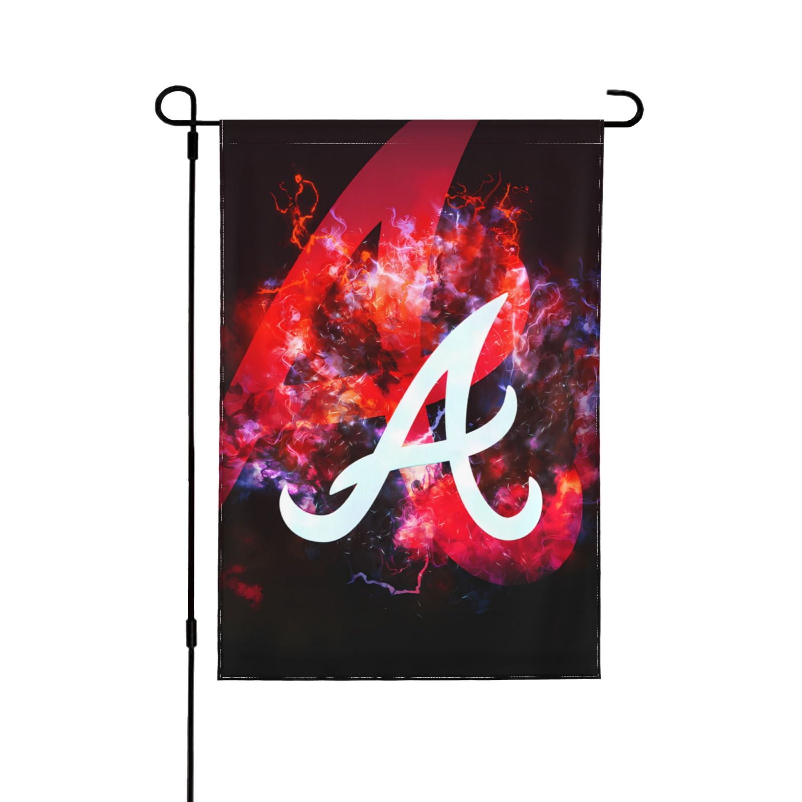 Braves Baseball Team Front Garden Flag, Fans Spectator Flag Hanging ...