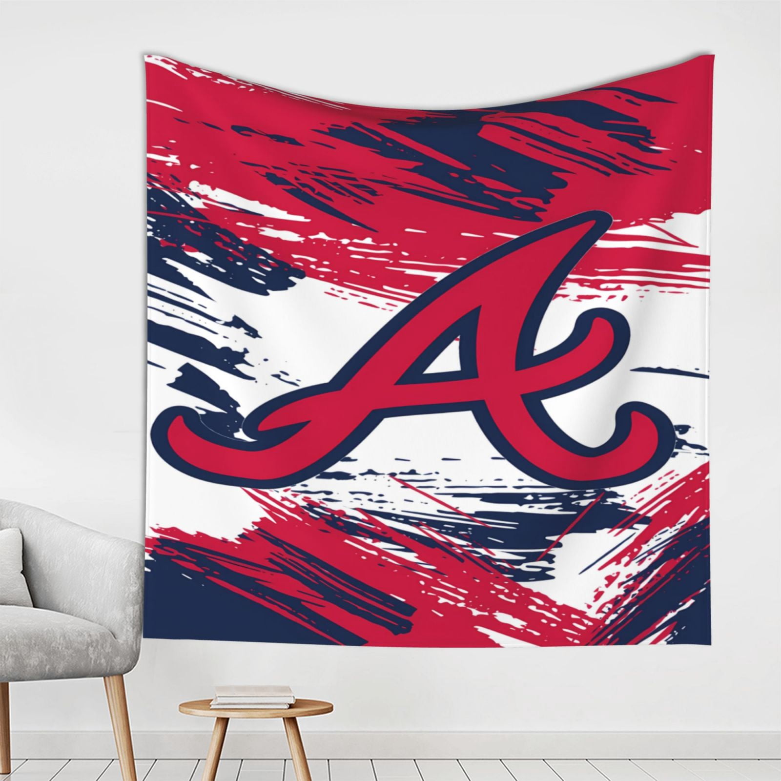 Braves Baseball Team Themed Wall Hanging 59x59 Inches, Luxurious ...