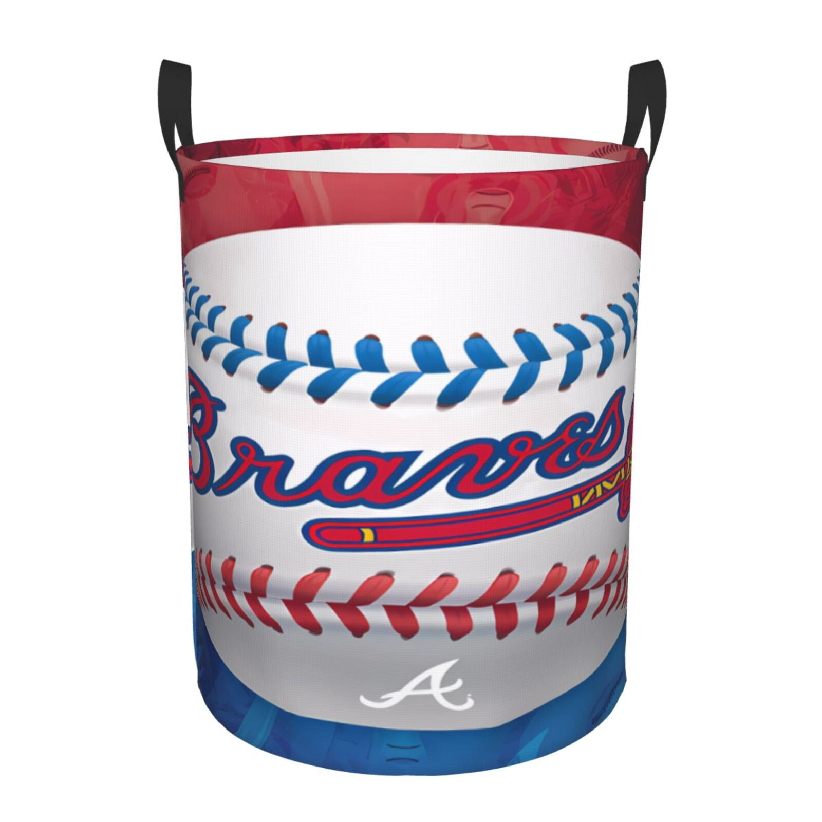 Braves Custom Baseball Team Themed Laundry Basket, Nursery Baby Laundry ...