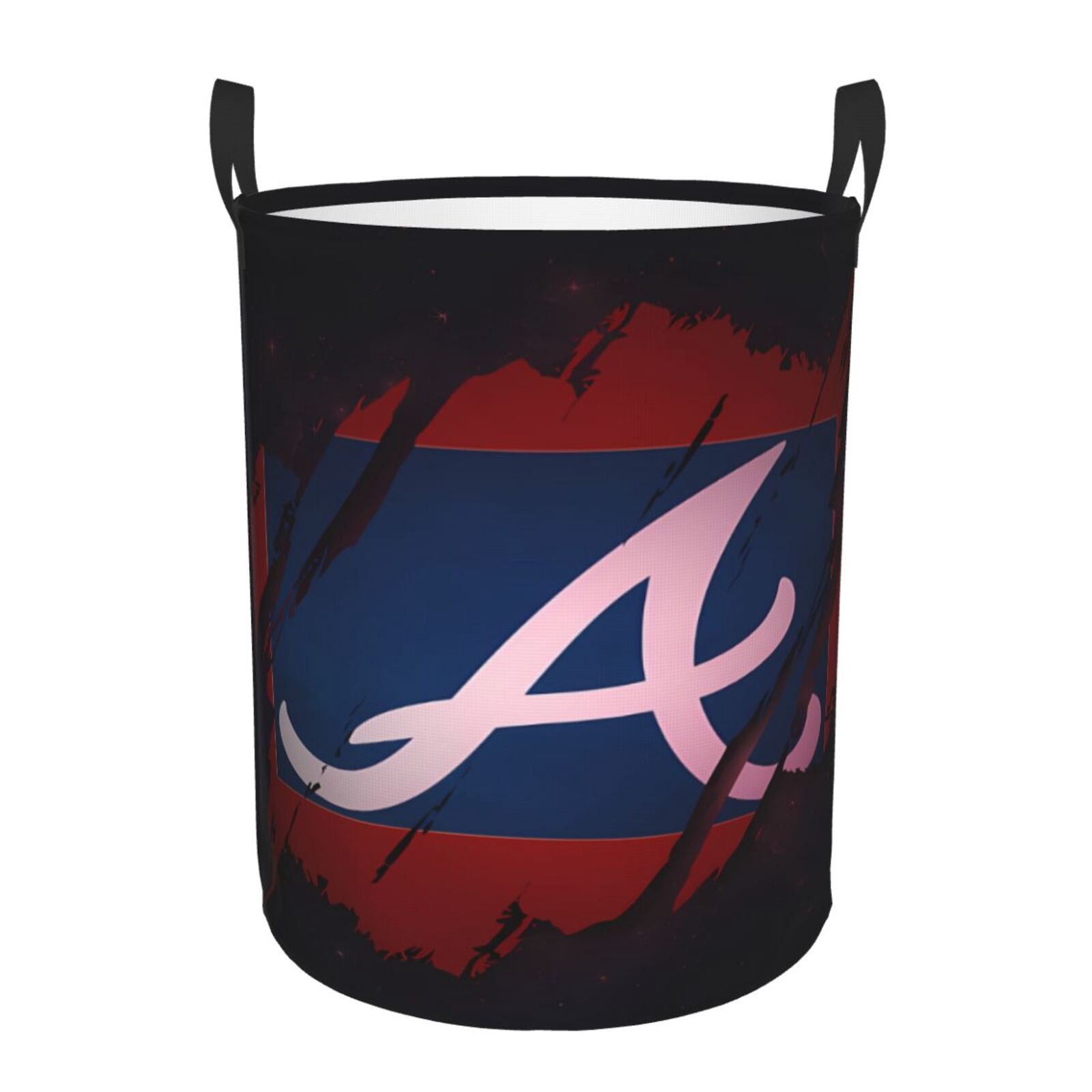 Braves Custom Baseball Team Themed Laundry Basket, Nursery Baby Laundry ...