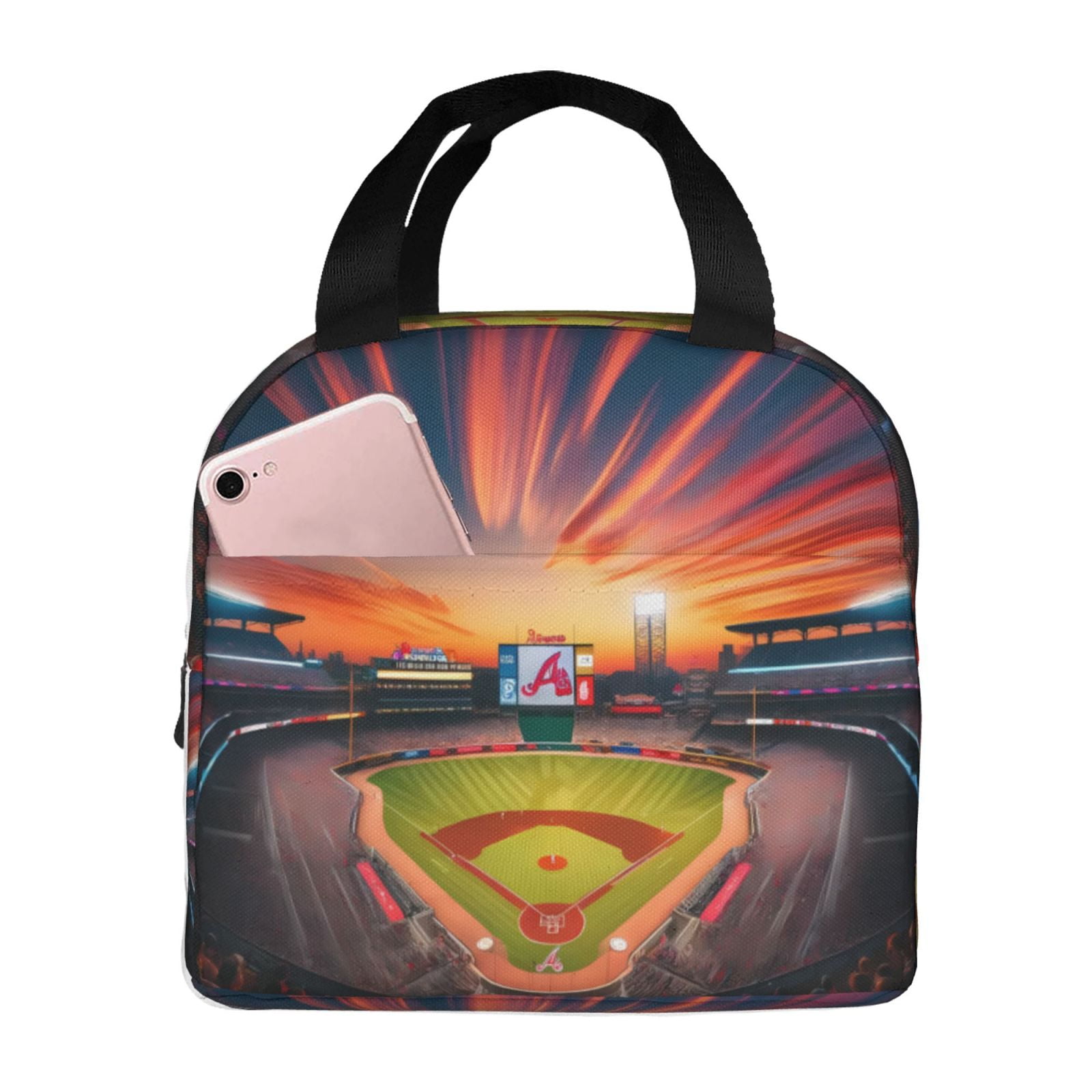 Braves Customized Tote Lunch Storage Box for Men and Women, Reusable ...