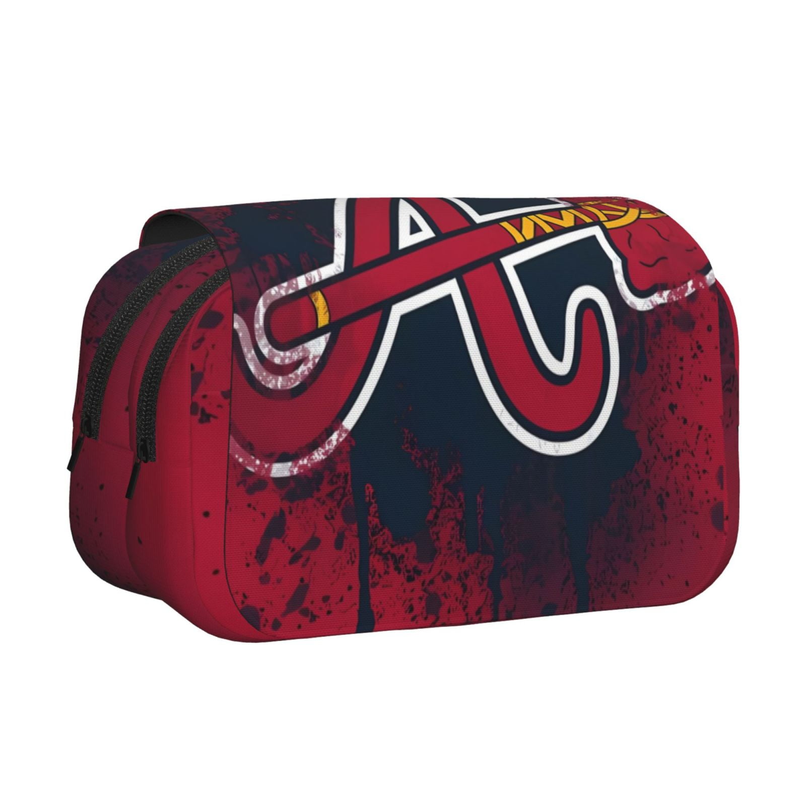 Braves Double Clamshell Pen Case Holder Bulk Soft Box Large Storage ...