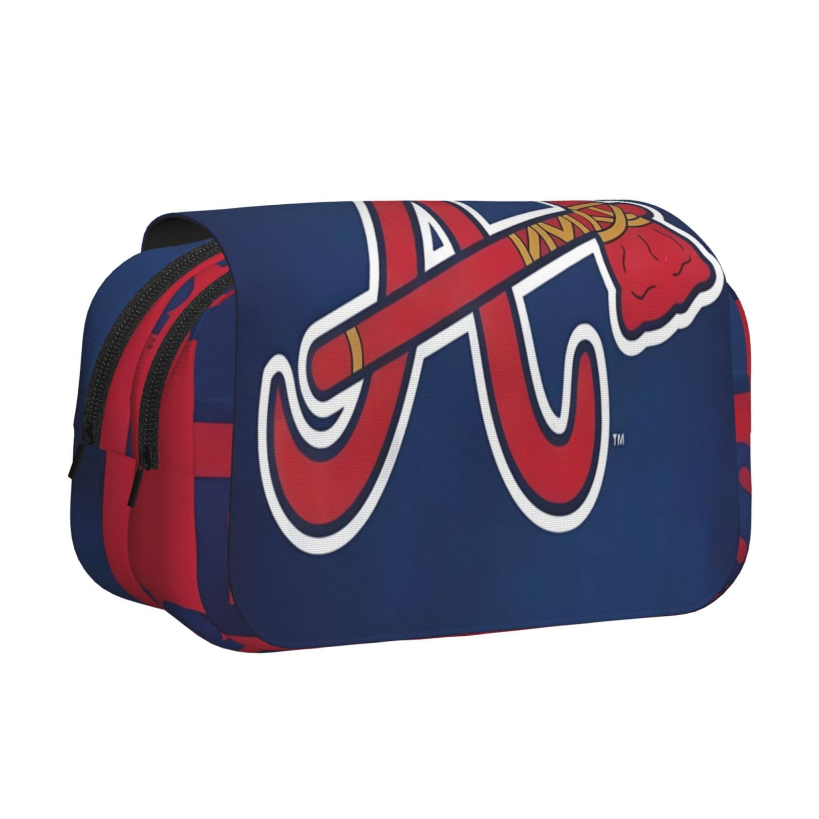 Braves Double Clamshell Pen Case Holder Bulk Soft Box Large Storage ...