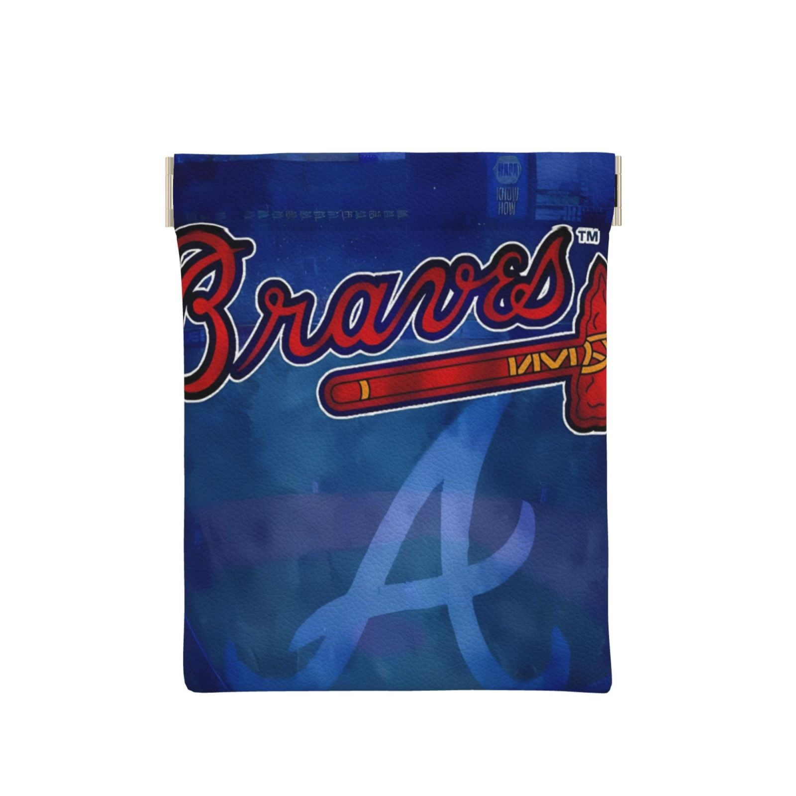 Braves Mini Squeeze Coin Purse, Pouchic Leather Change Purse, Small ...