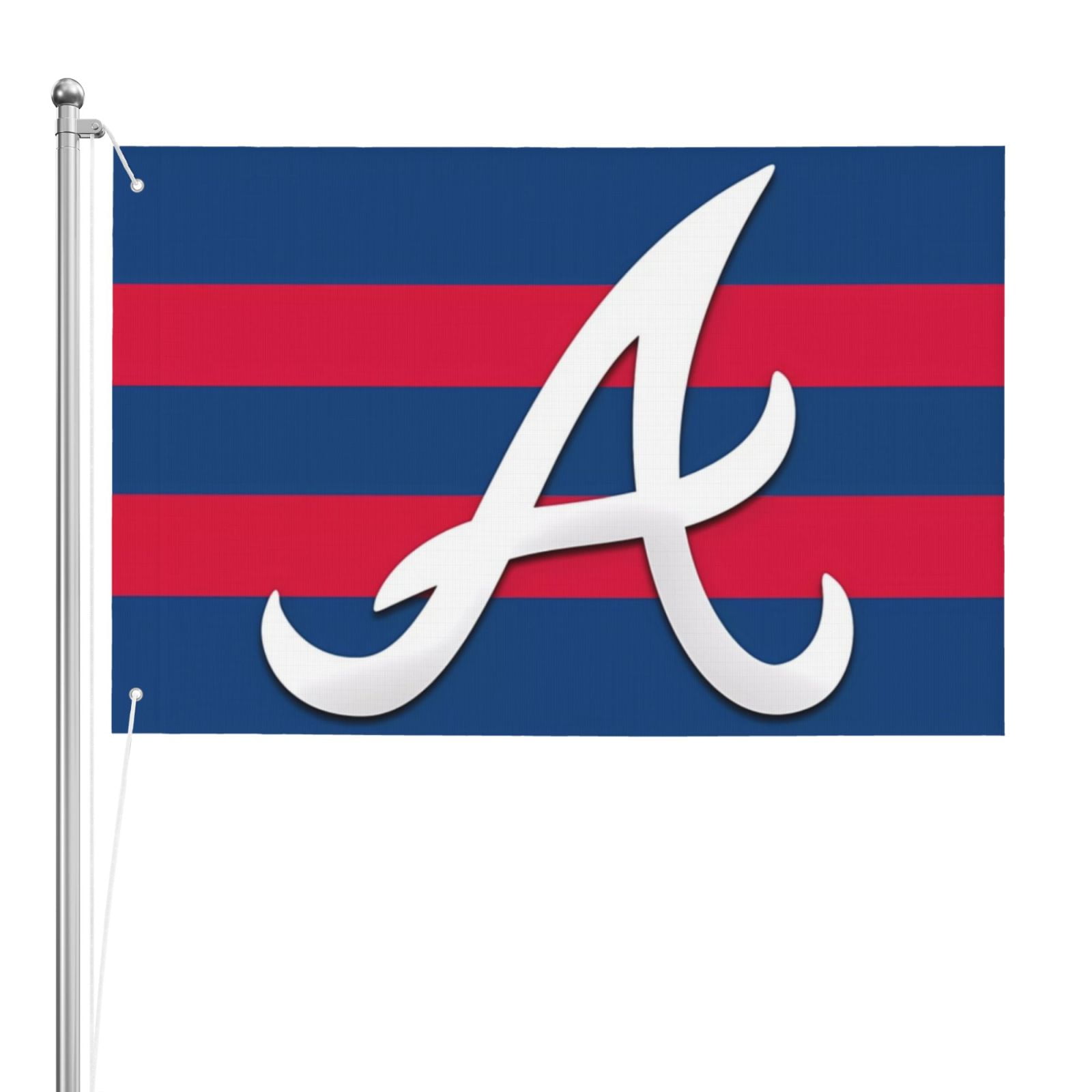 Braves Three Layer personalized Double Sided Flag Football Fans ...