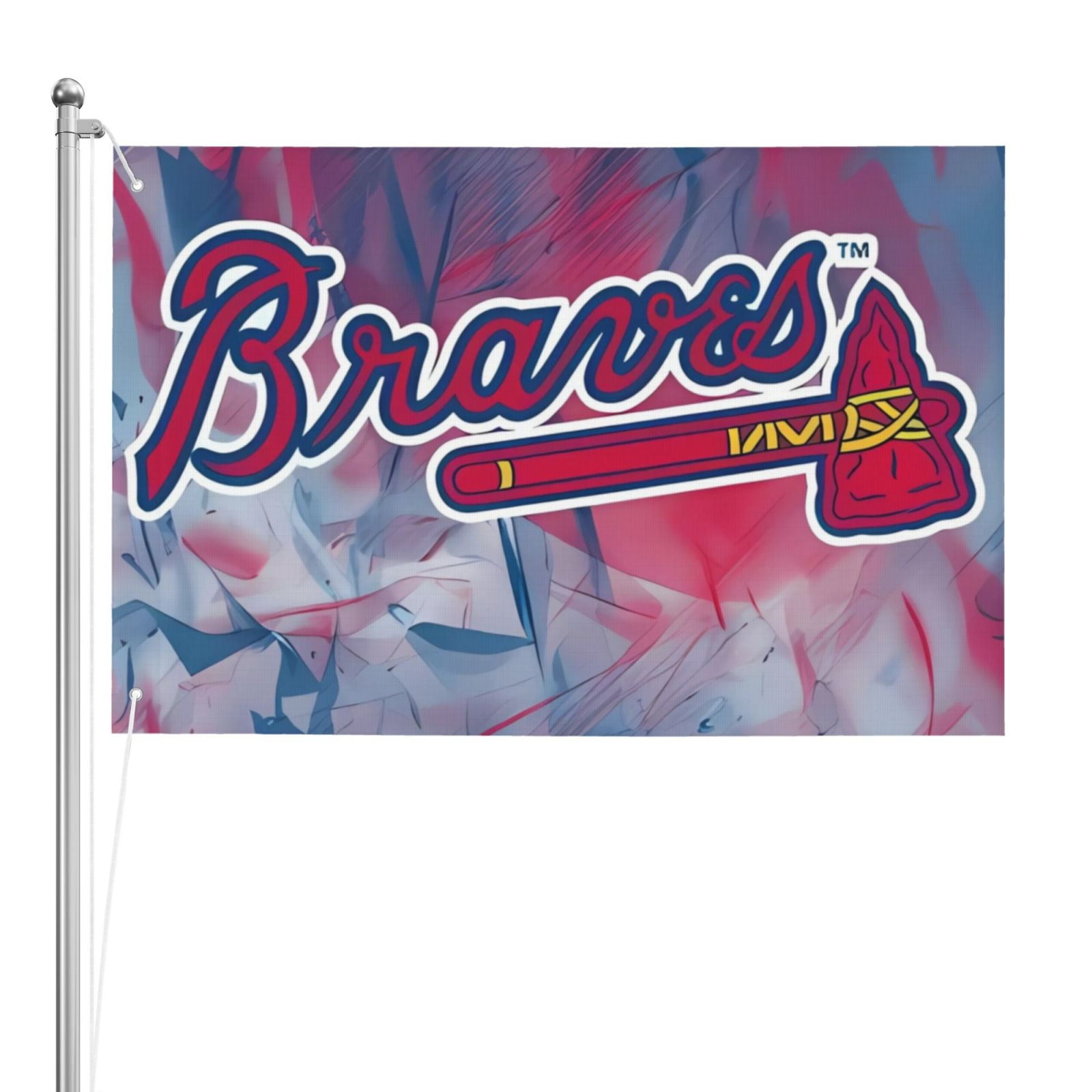 Braves Three Layer personalized Double Sided Flag Football Fans ...