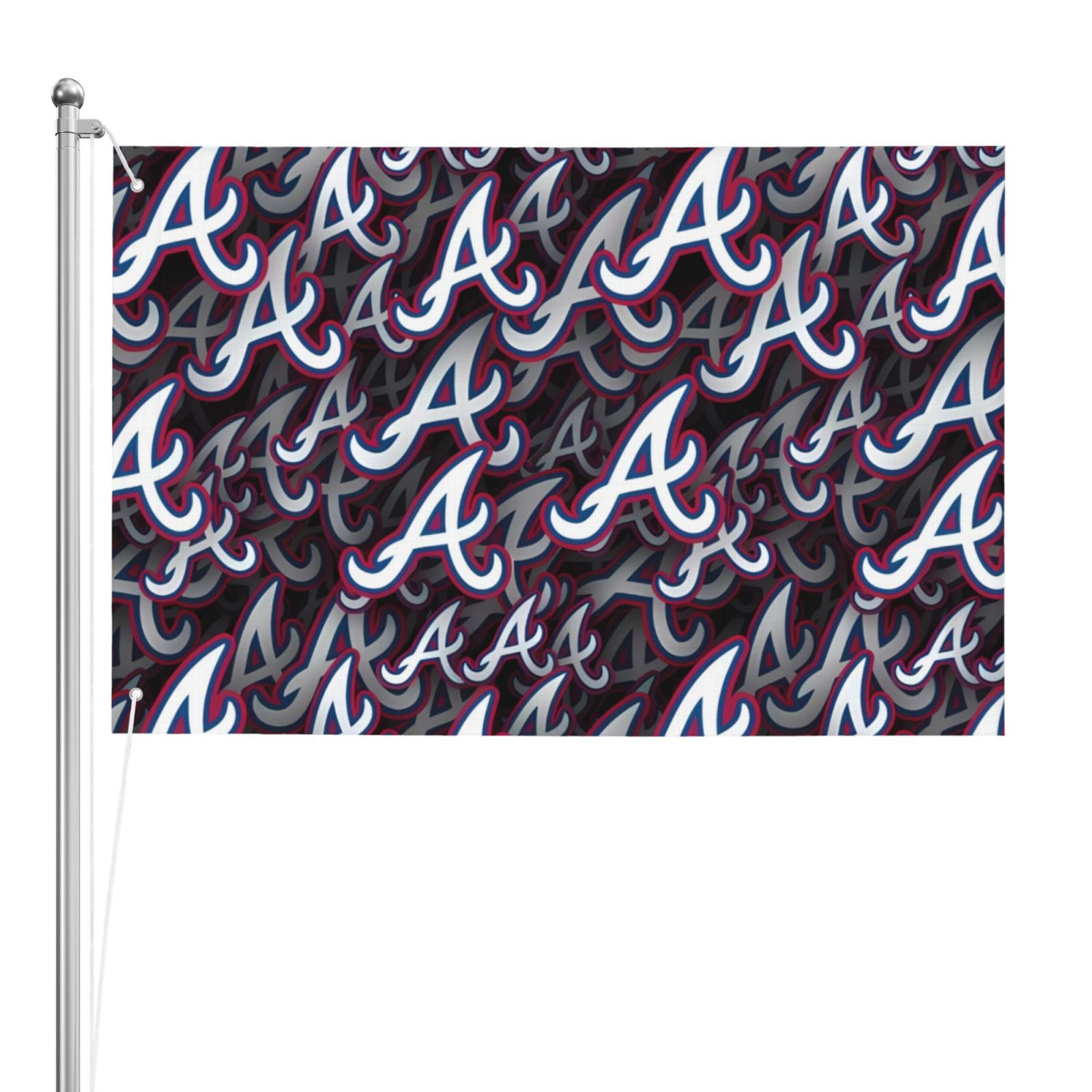 Braves Three Layer personalized Double Sided Flag Football Fans ...
