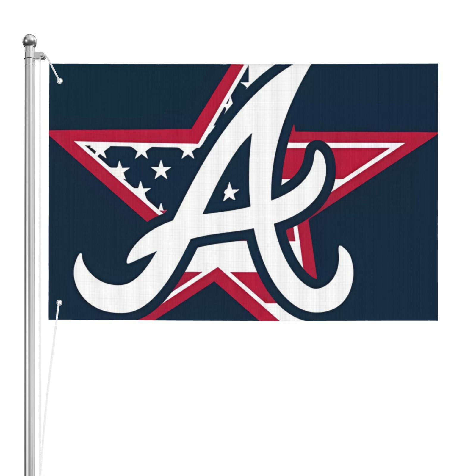 Braves Three Layer personalized Double Sided Flag Football Fans ...