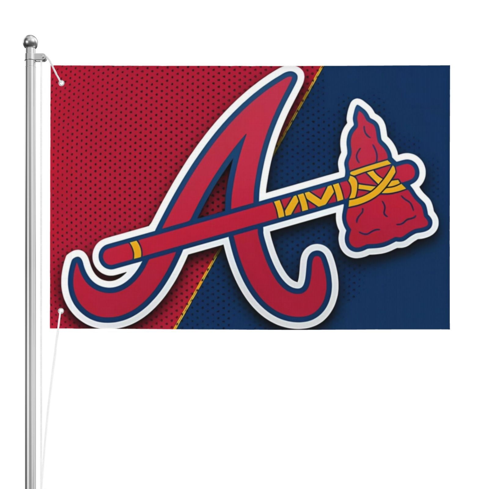Braves Three Layer personalized Double Sided Flag Football Fans ...