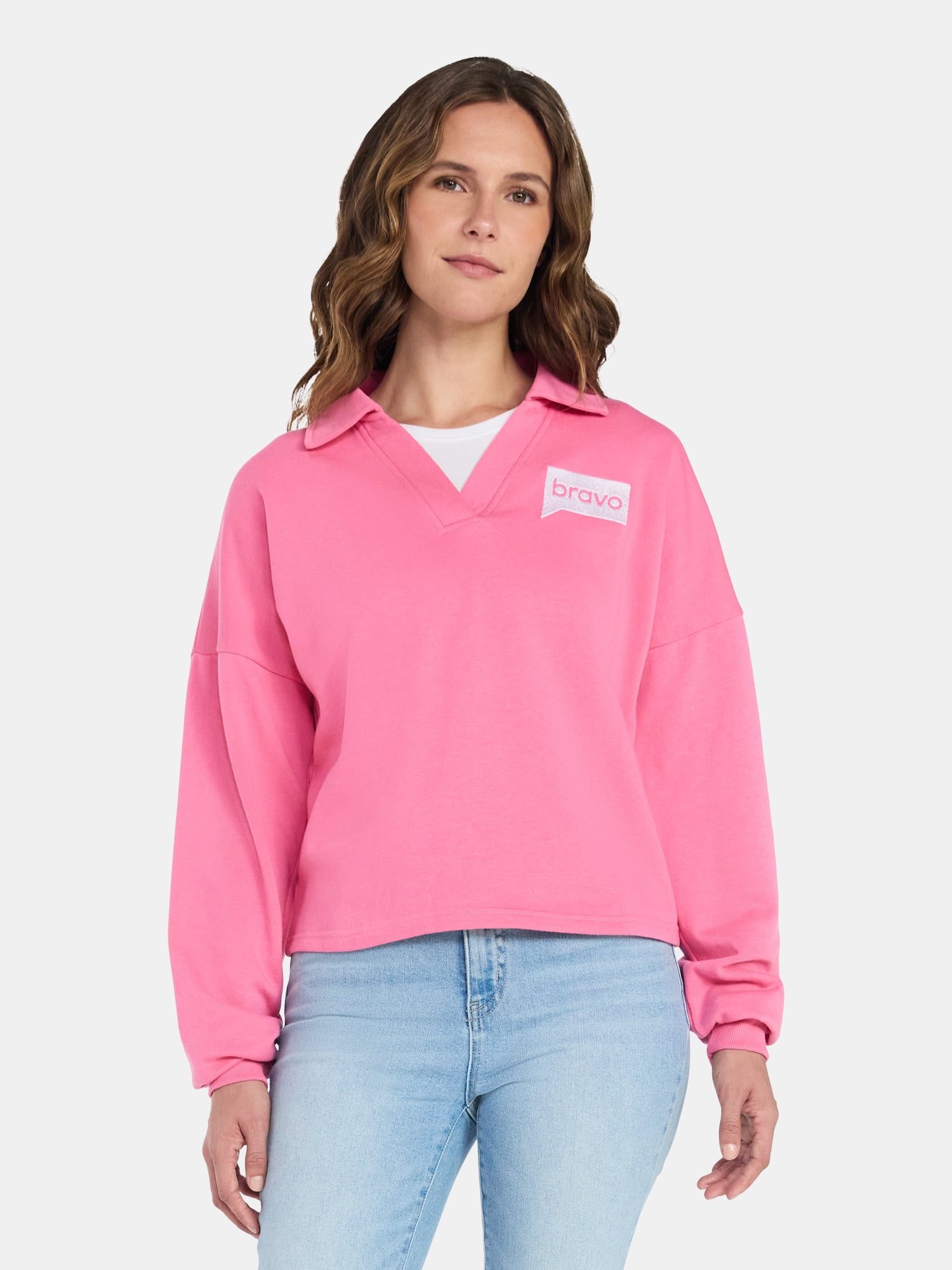 Bravo Women's Graphic Sweatshirt with Long Sleeves, Sizes XXS-XXL ...