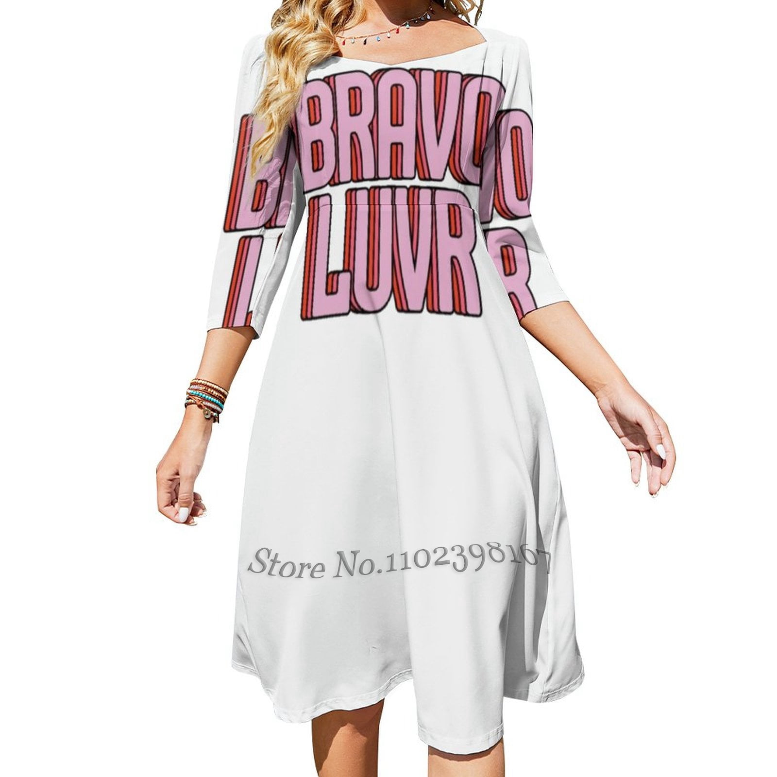 Bravo Luvr Evening Party Dresses Midi Sexy Dress Female Sweet One Piece ...