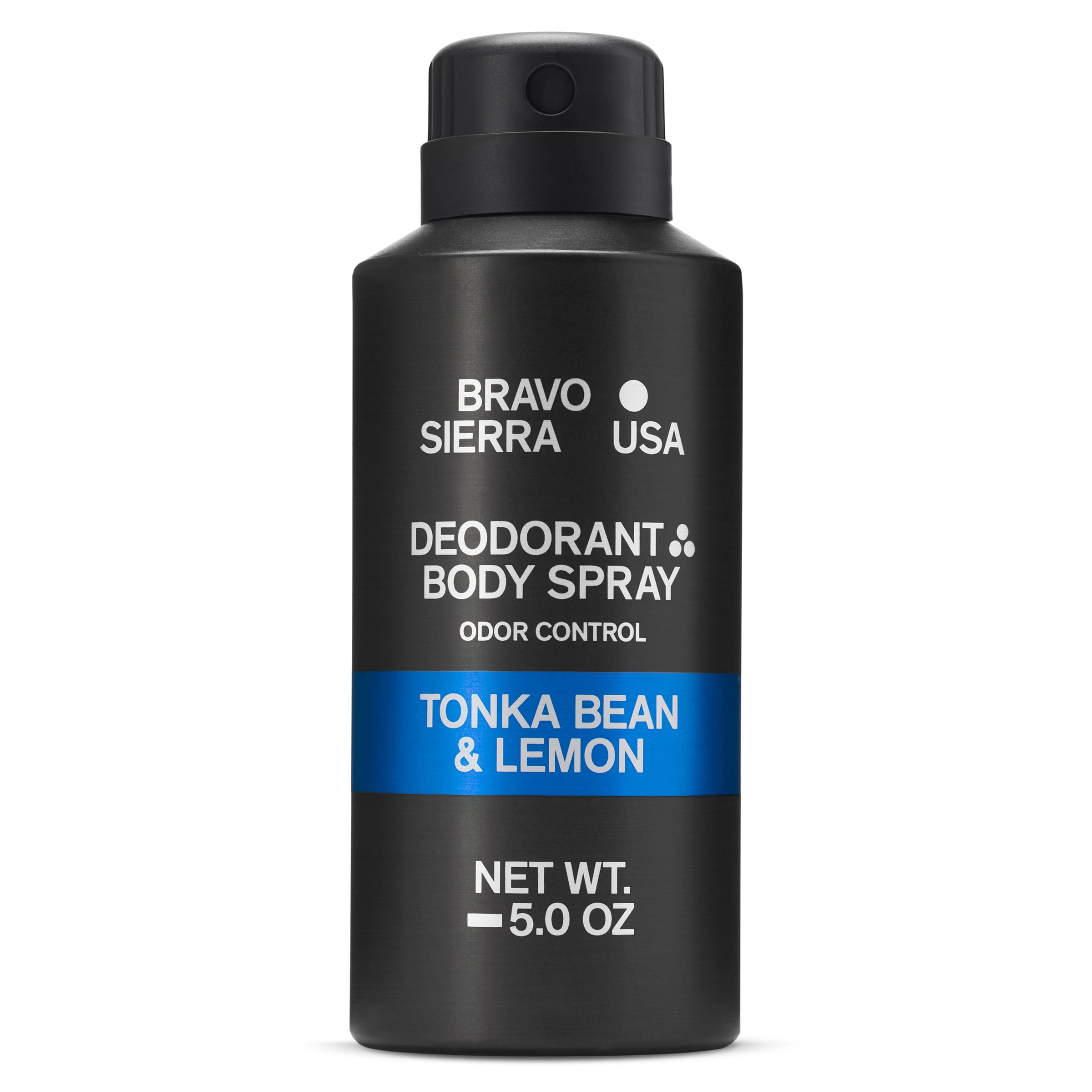 Bravo Sierra Deodorant Body Spray for Men, Tonka Bean & Lemon, 5 oz ...