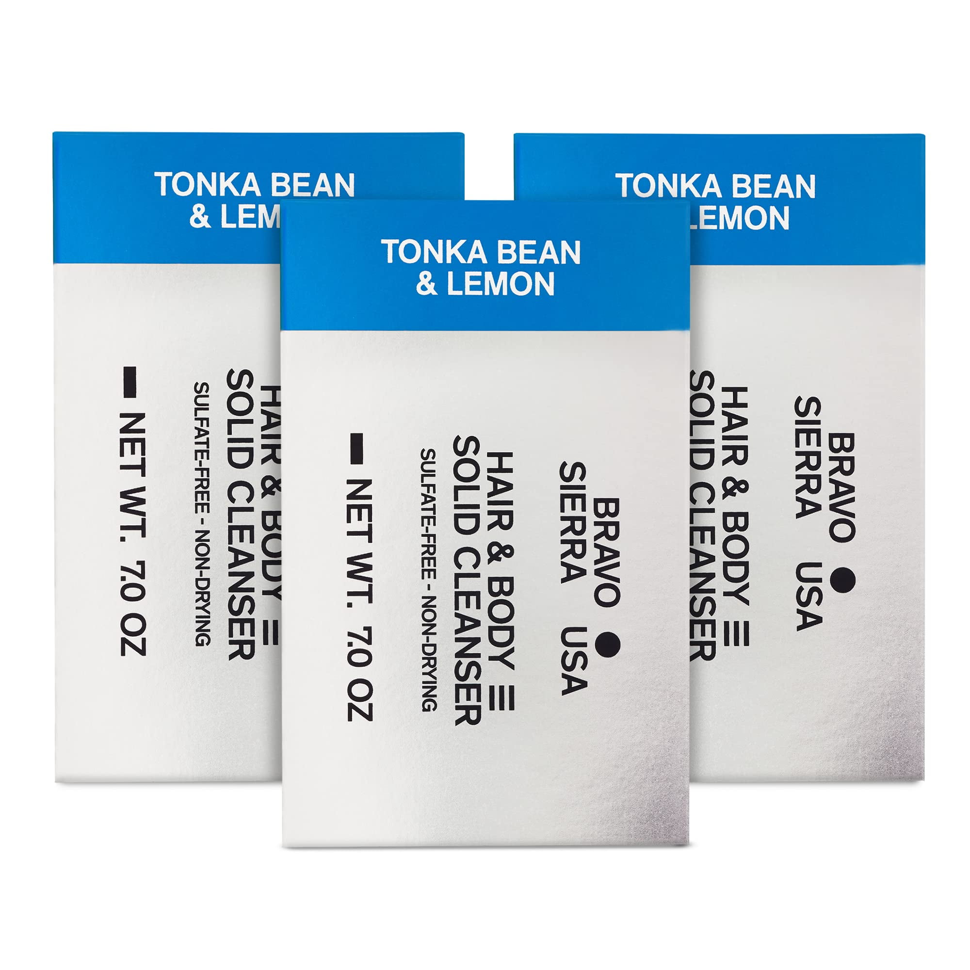 Bravo Sierra Tonka Bean TGF4 & Lemon Body Bar, 3-Pack - All-In-One ...