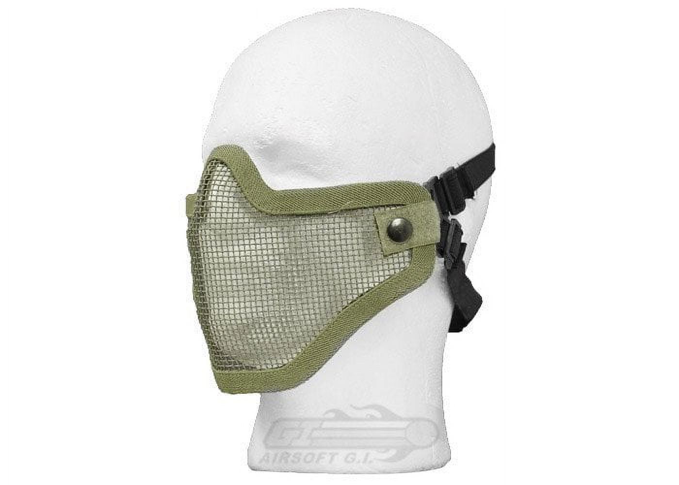 Bravo Strike Steel Half-Face Mesh Mask ( OD Green ) in Olive Drab ...