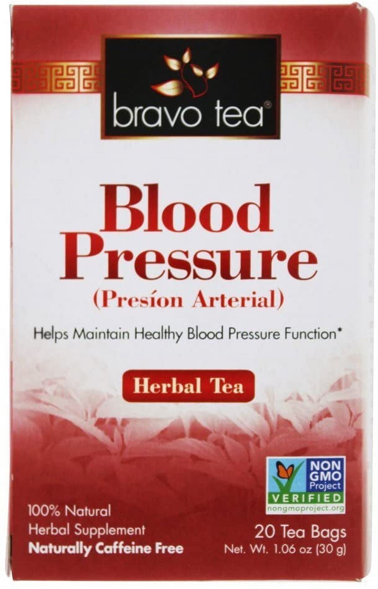 Bravo Tea Blood Pressure Tea 20 bag - Walmart.com