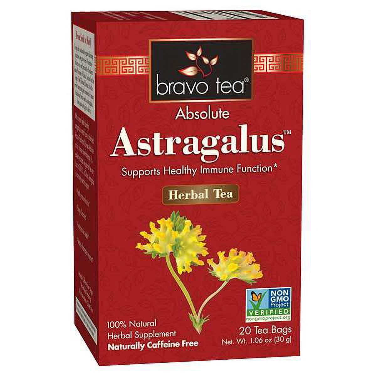 Bravo Teas and Herbs - Tea - Absolute Astragalus - 20 Bag - Walmart.com