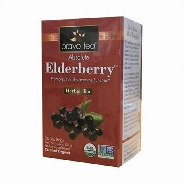 Bravo Teas&herbs - Tea Elderberry - 1 Each-20 Bag - Walmart.com