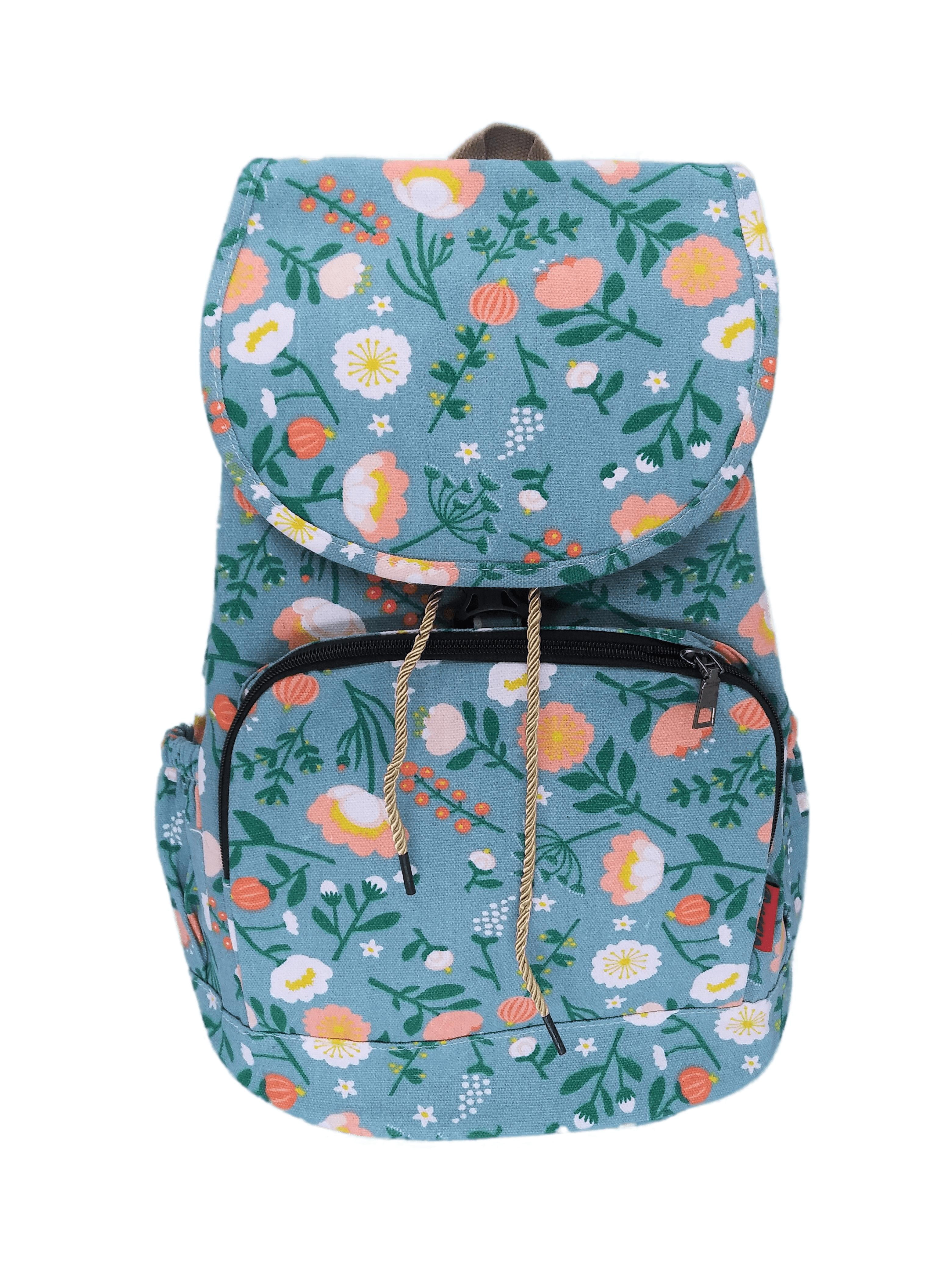 Bravo! Women's Backpack Daisy Flower Rucksack Drawstring Bag - Walmart.com