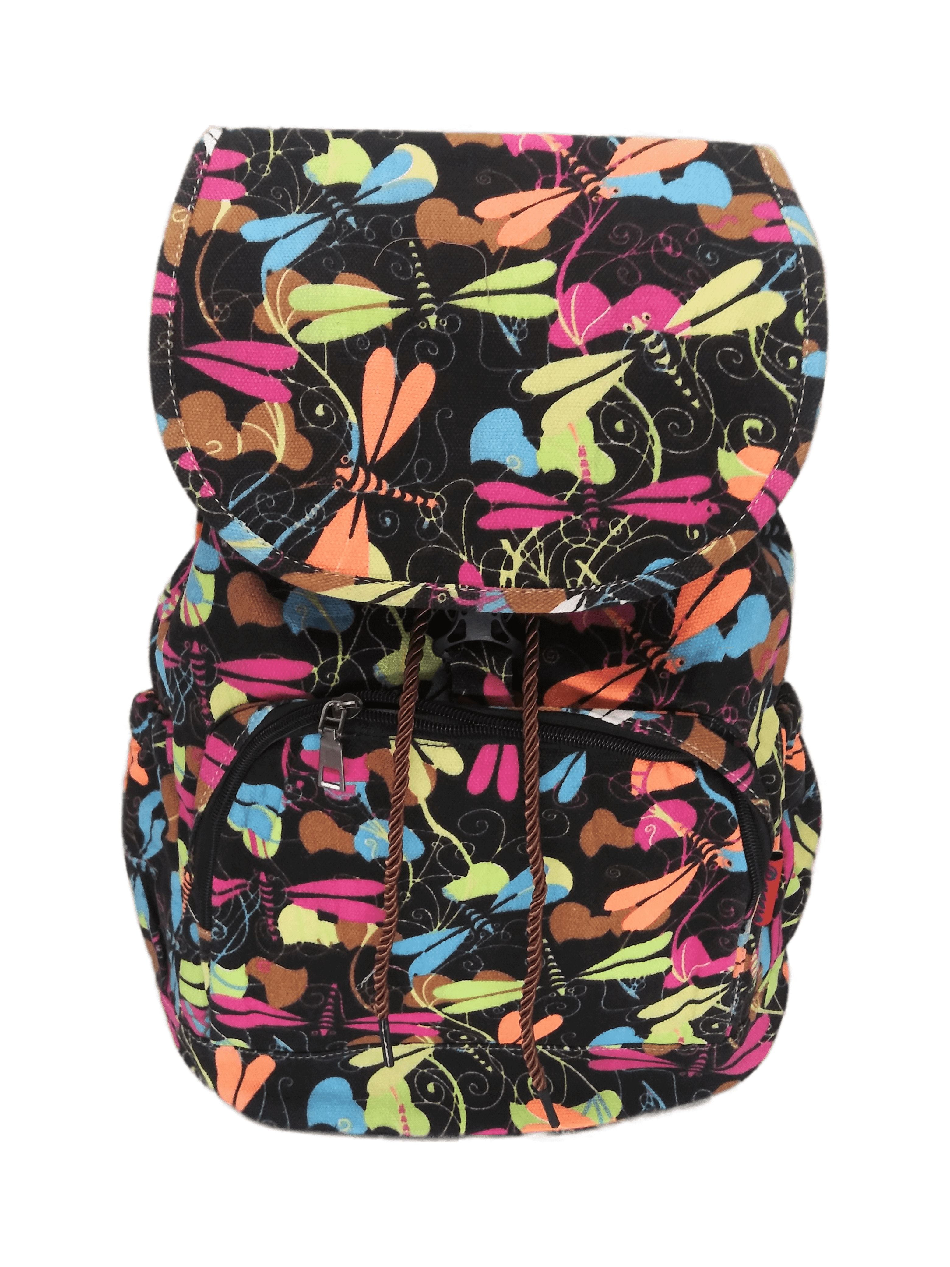 Bravo! Women's Backpack Dragonfly Nature Rucksack Drawstring - Walmart.com