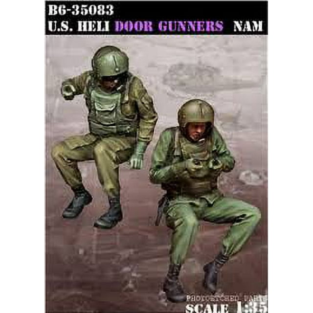 Bravo6 1:35 US Helicopter Door Gunners Vietnam - 2 Resin Figures #B6 ...