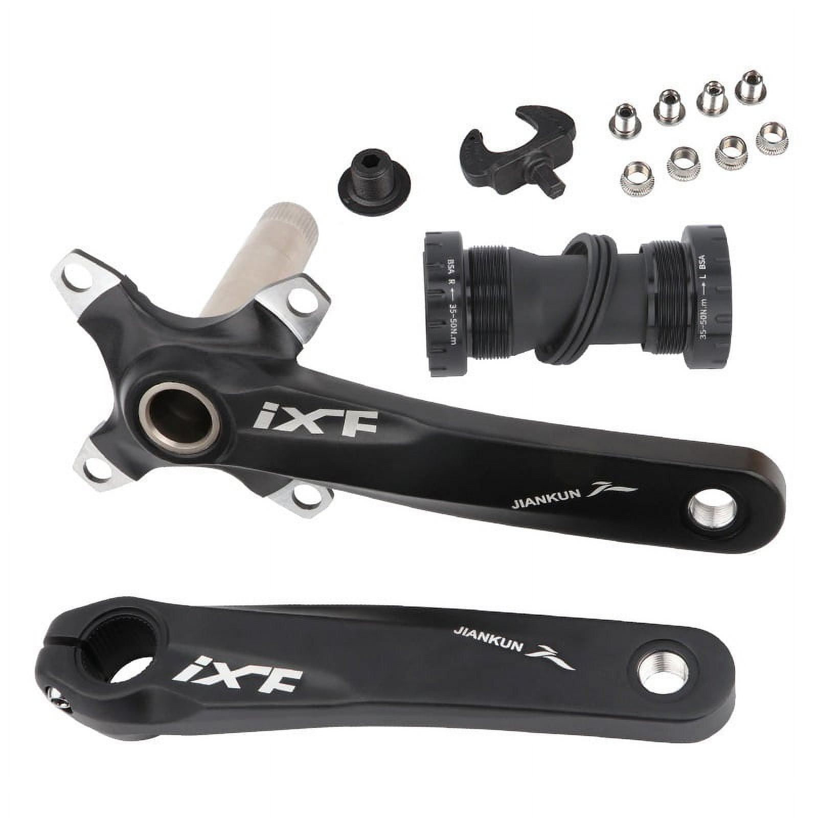 Bravos Parts 170mm Aluminum Alloy Crankset, 104 BCD Chainring, Bottom ...