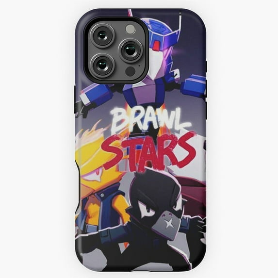 Brawl Staaars Game Fun Cartoon Illustration iPhone Case 17 16 15 14 13 ...