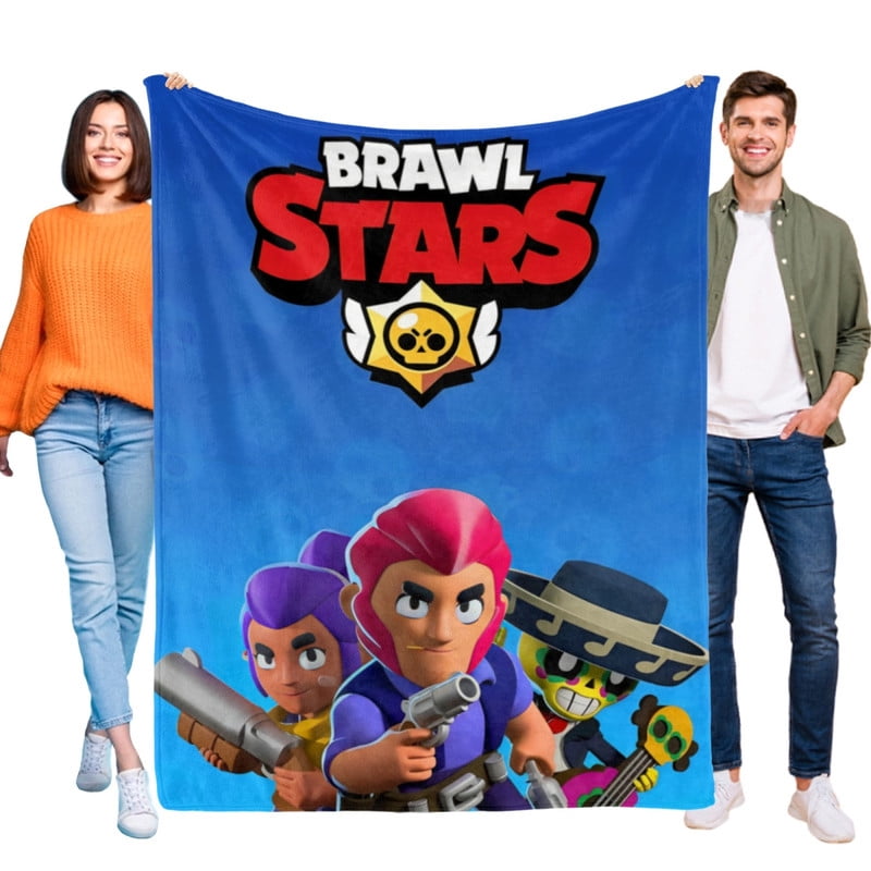 Brawl Stars-2 Throw Blanket Gifts for Fans Girls And Boys Women And ...